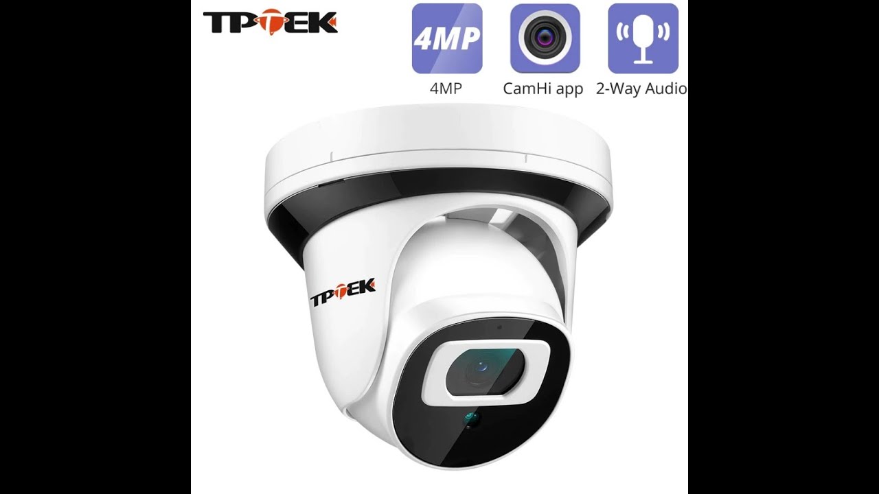 Unboxing Câmera IP Wi-Fi Indoor TPTEK (2.8mm ângulo 110°) até 4MP - YouTube