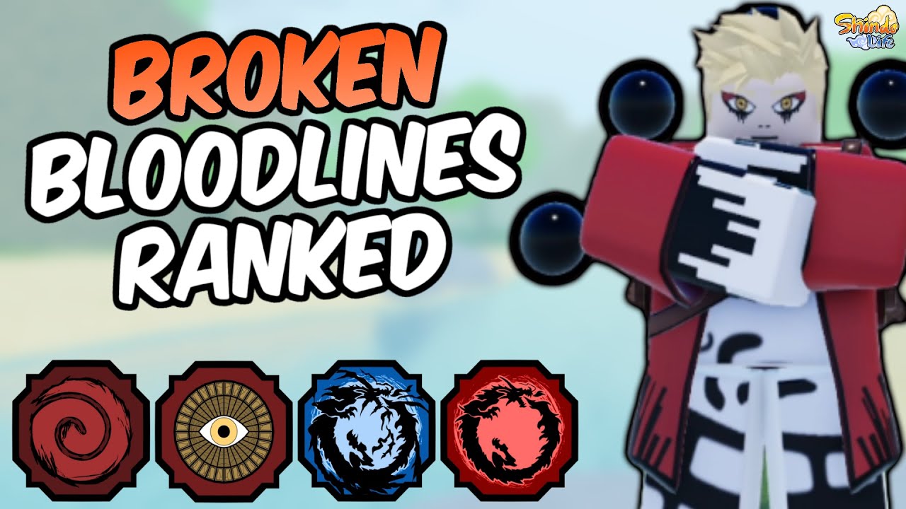 Every Broken Bloodline RANKED From One to Ten! | Shindo Life Bloodline ...