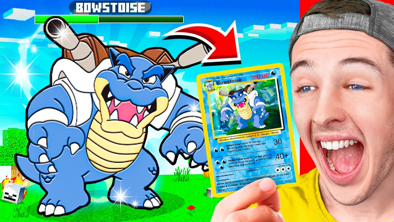 Opening MARIO POKEMON PACKS to get GOD POKEMON in MINECRAFT! - YouTube