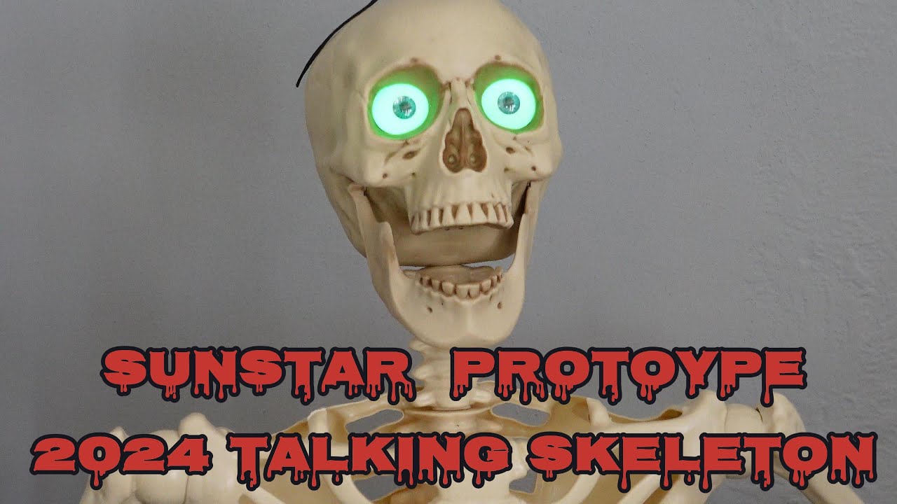 Sunstar 2024 Prototype Talking Skeleton - YouTube