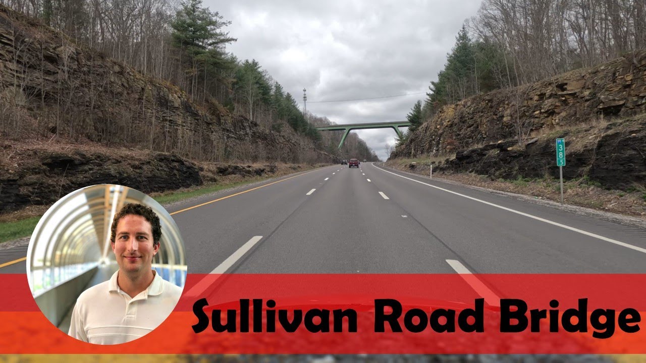 Driving on I-77 under Sullivan Road Bridge in Beaver, West Virginia ...