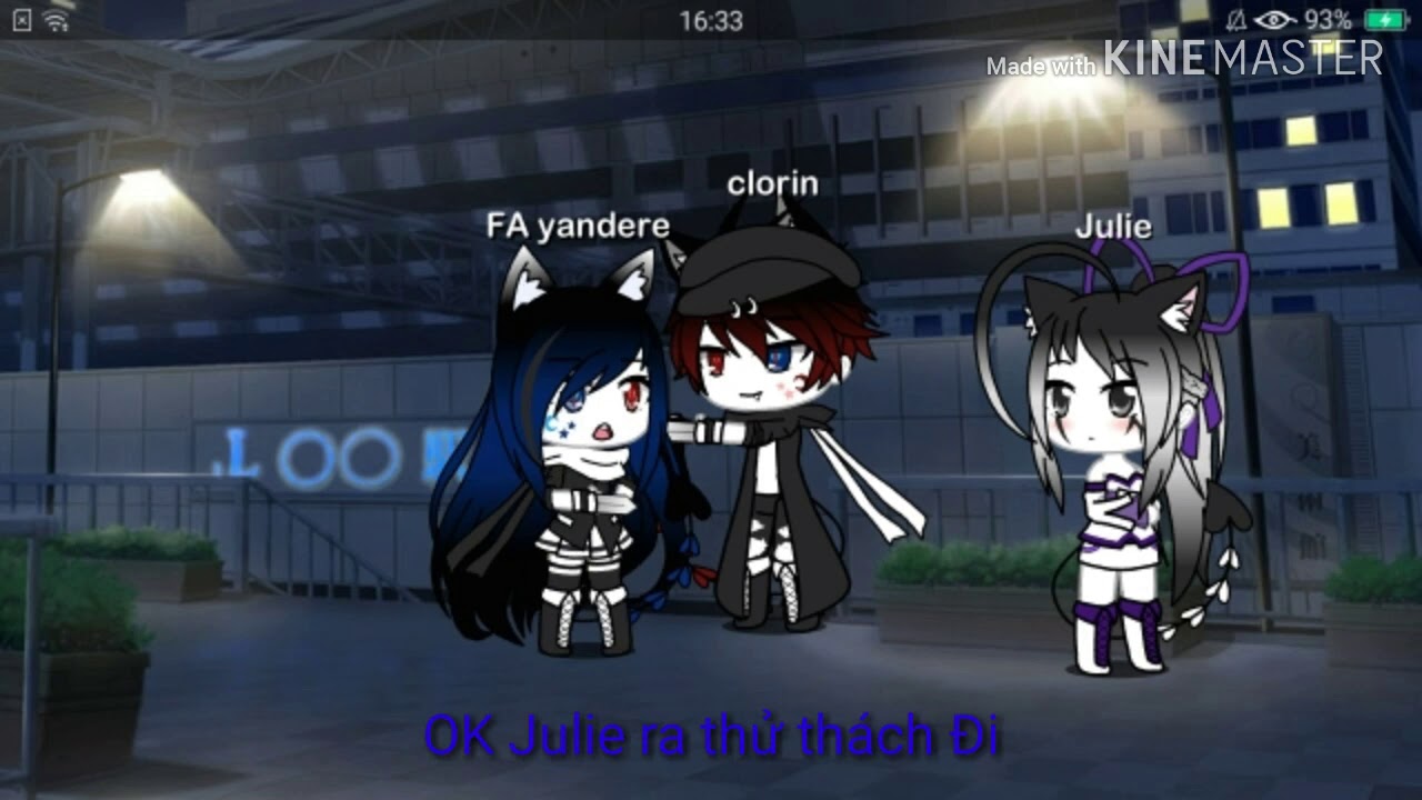 Thử thách của Julie gacha gianh cho FA yandere - YouTube