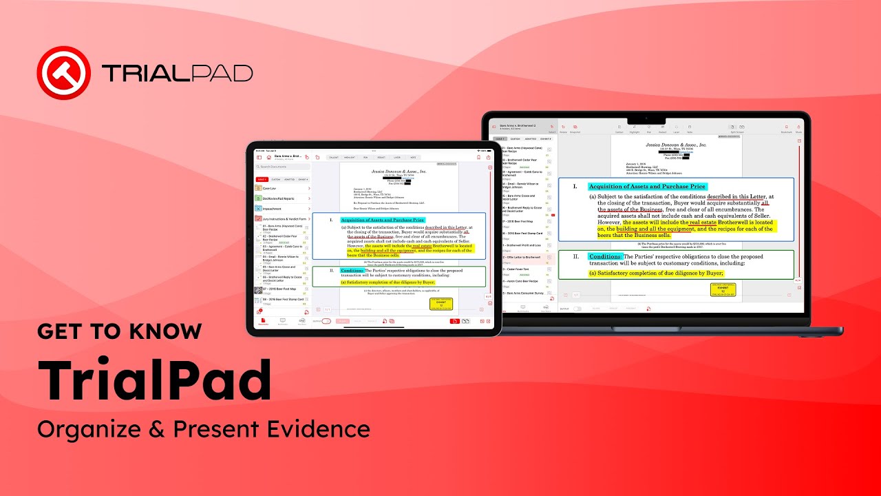 Get to know... TrialPad | Organize & Present Evidence - YouTube