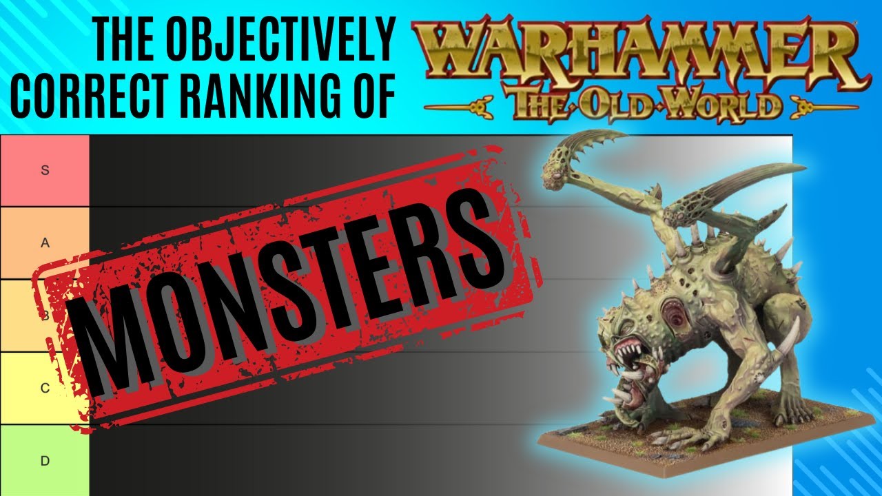 🔴 Ranking the BEST and WORST Monsters in the Old World with ...