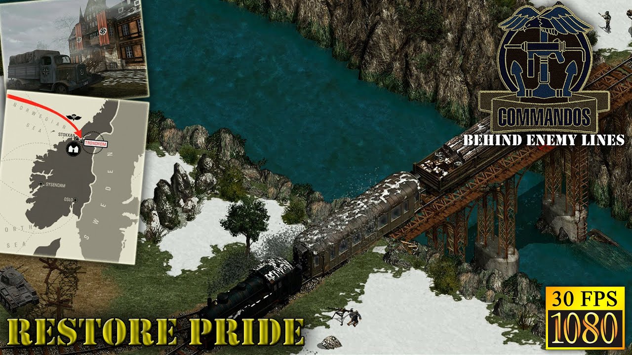 Commandos: Behind Enemy Lines. Mission 4 "Restore Pride" [HD 1080p ...