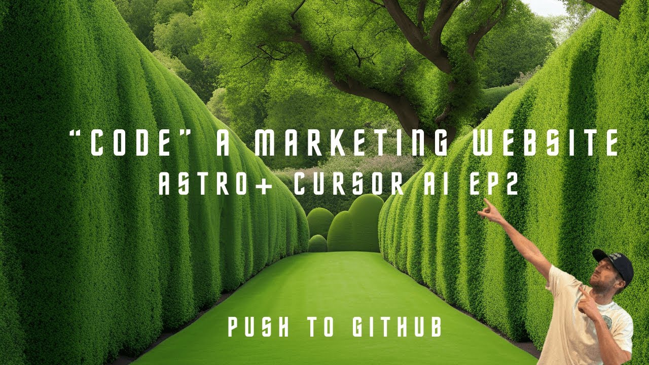 How to code a Marketing Website With ZERO Experience! Astro + Cursor AI ...