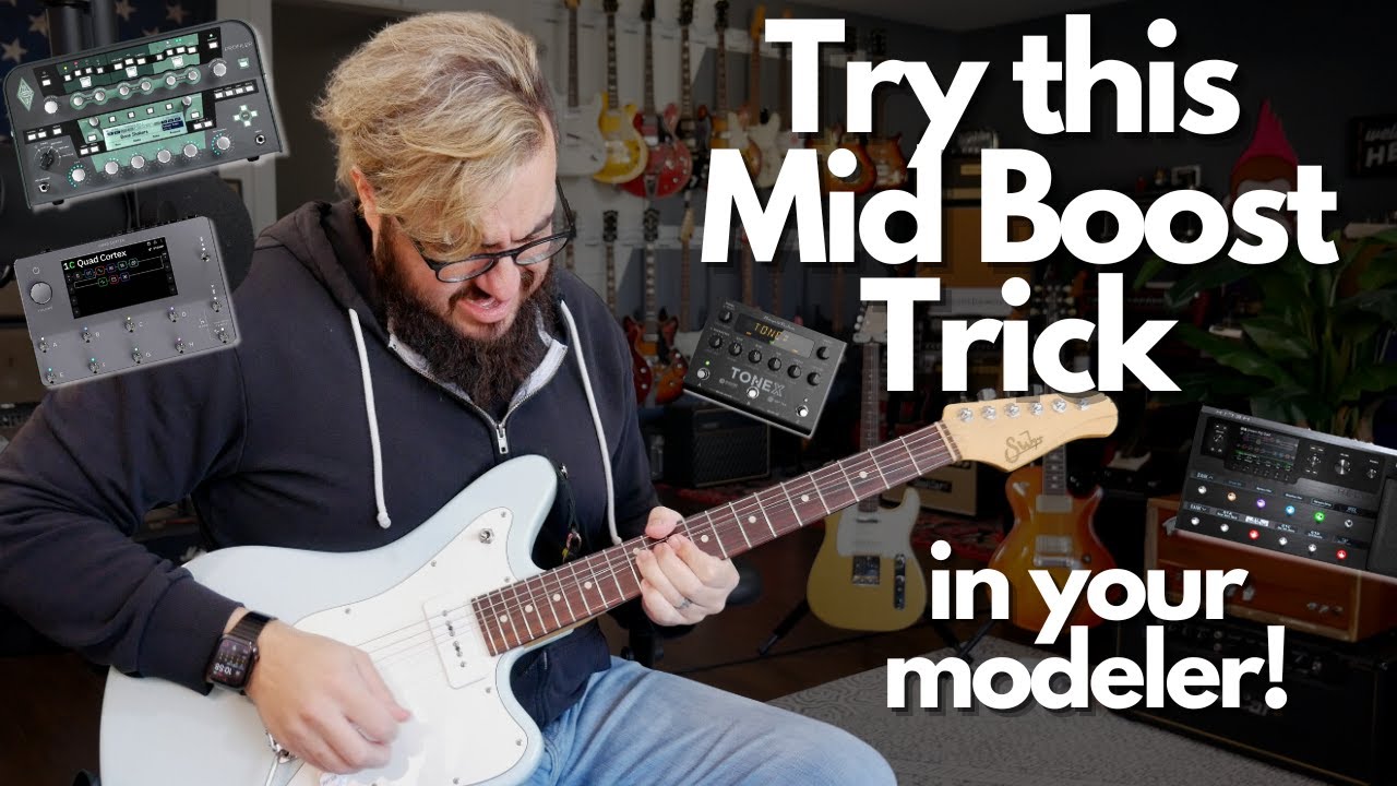 Try this Mid Boost trick on your modeler... - YouTube