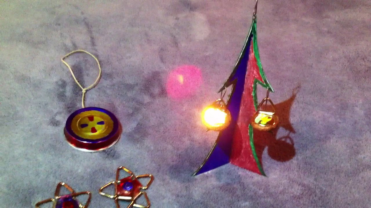 Tree Shaped Ornament for the Christmas Tree - YouTube