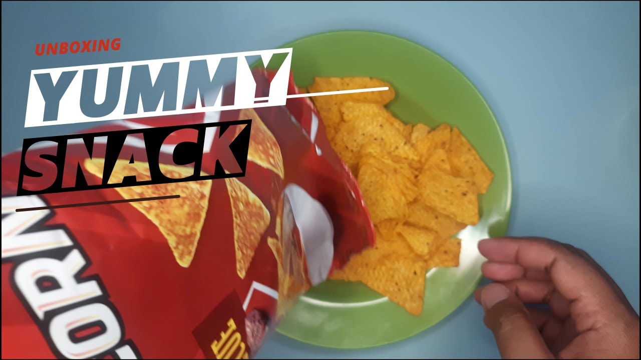 Unboxing Snack BBQ - Maxicorn || Satisfying ASMR - YouTube