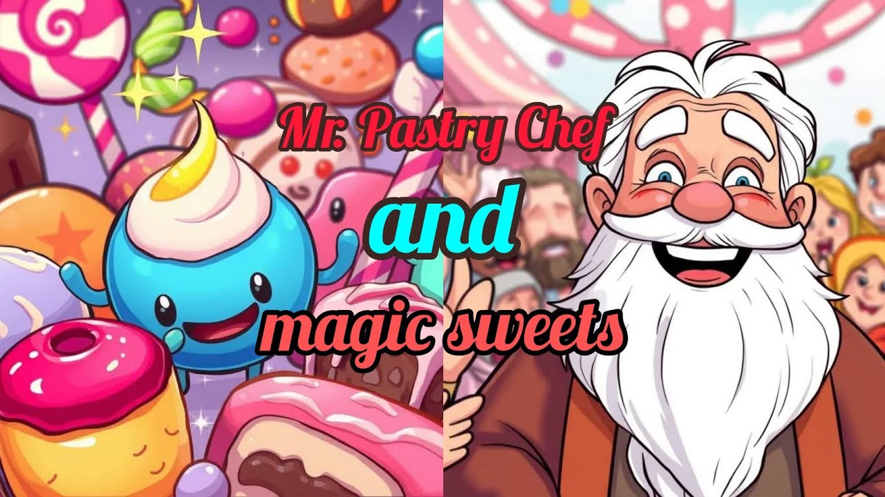 🍬Mr.Pastry Chef and magic sweets🍬😍 #animation #tesla - YouTube