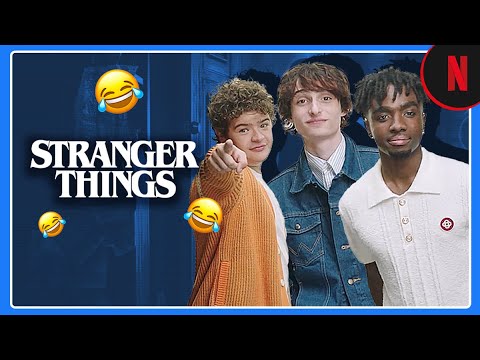 Finn Wolfhard, Gaten Matarazzo y Caleb McLaughlin juegan Caricachupas ...