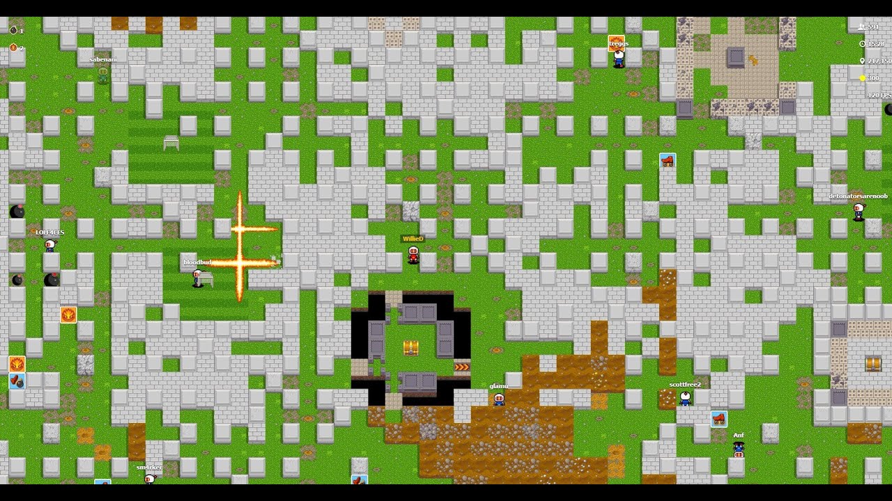 Bombermine - Massively Multiplayer Online Bomberman - YouTube