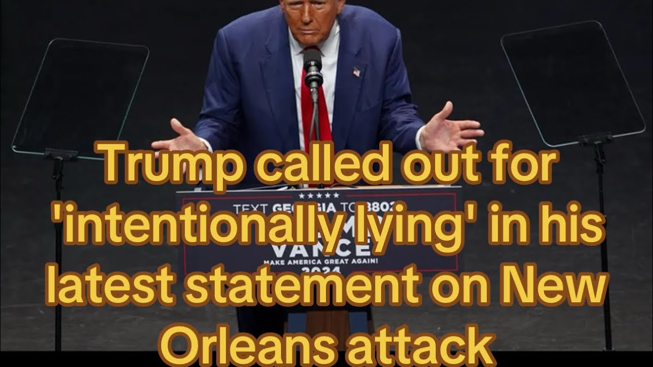 Trump called out for 'intentionally lying' in his latest statement on ...