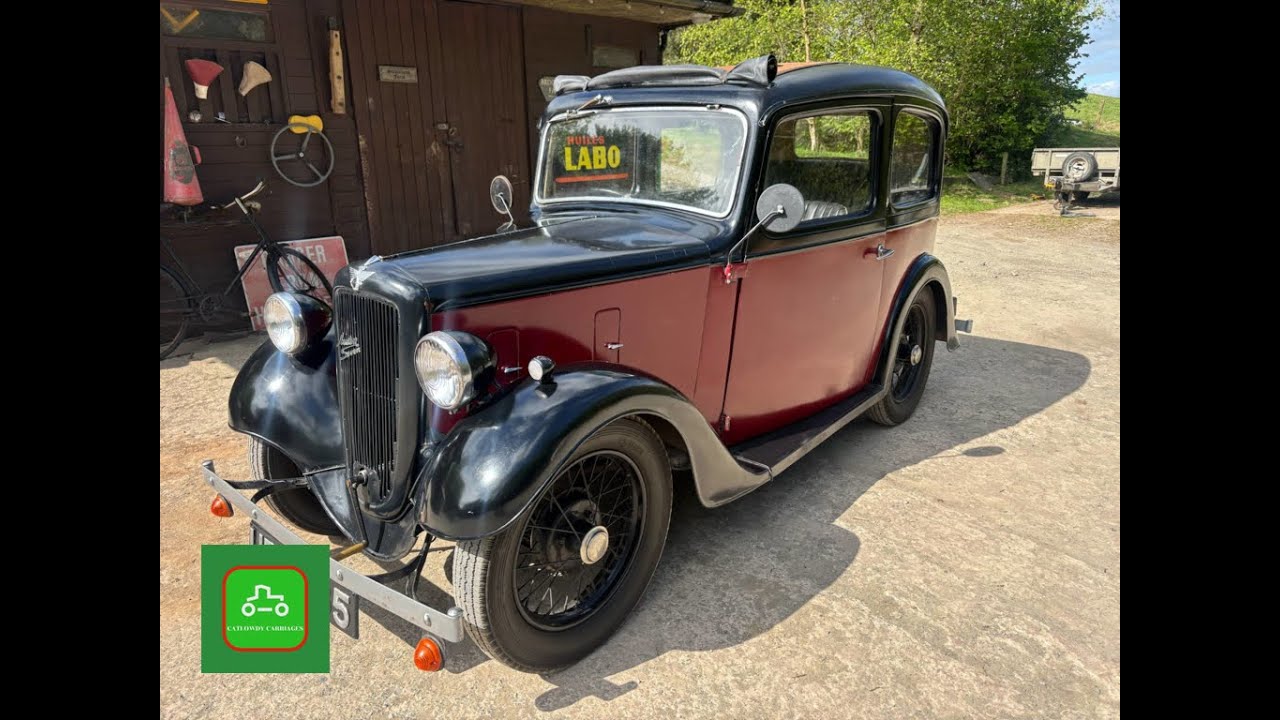 AUSTIN SEVEN RUBY 1936 SOLD BY www.catlowdycarriages.com - YouTube