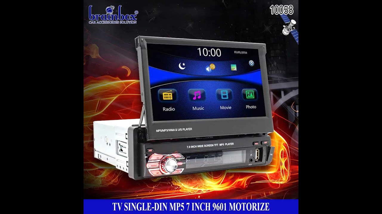 10058 Head Unit Mobil 1 Din MP5 Player 9601 HD TV Mobil Tape Mobil ...