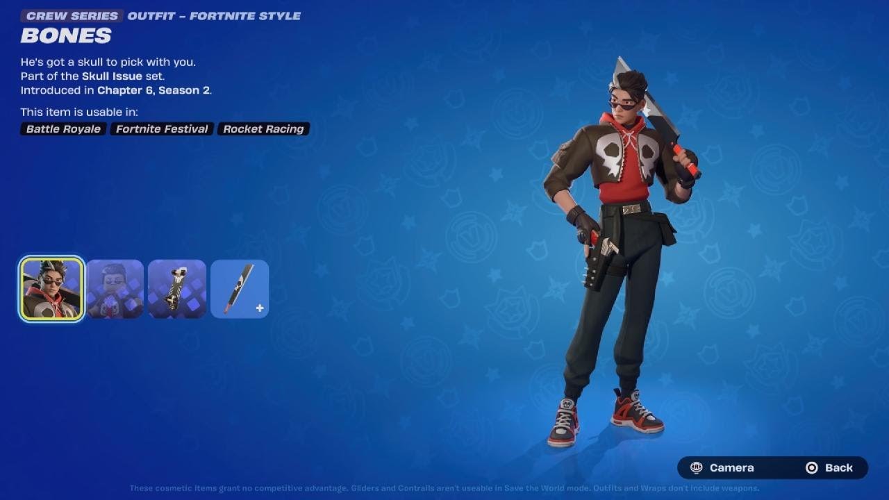 Fortnite NEW BONES SKIN FOR CREW! NEW VEHICLE AND SOME GOOD RETURNS ...