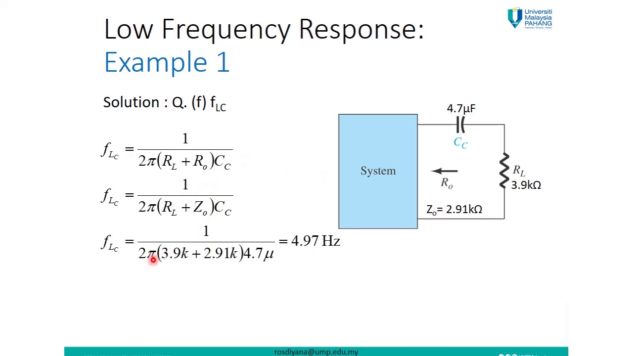Video 4: [FET] Low Frequency Response (Part 3) - YouTube