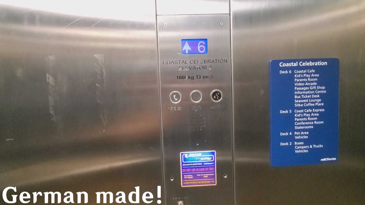 FINAL RIDE: H.Braun Traction Elevator onboard M/V Coastal Celebration ...