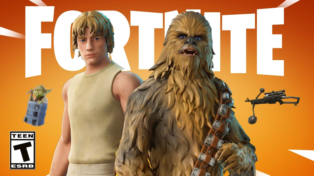 🔴CHEWBACCA EATING THE WHOLE LOBBY😱*NEW* Fortnite STAR WARS UPDATE ...