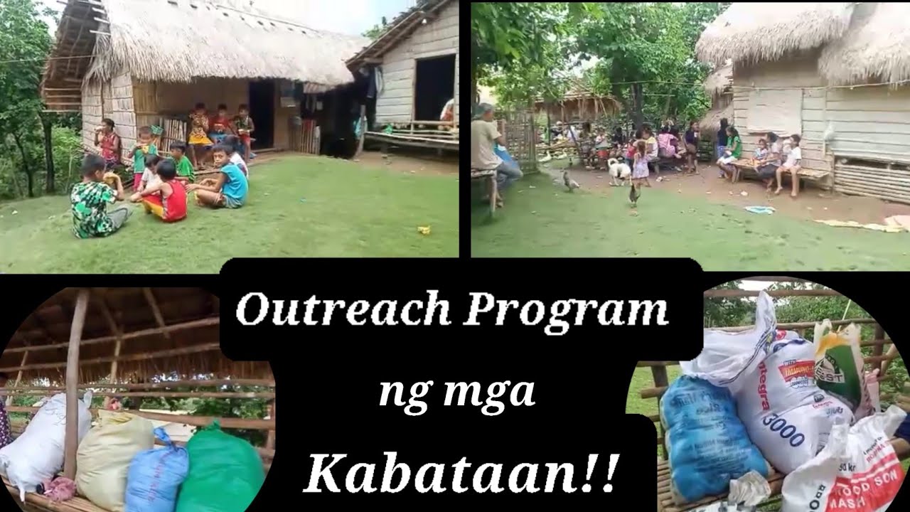 Outreach program para sa mga katutubong mangyan.. - YouTube