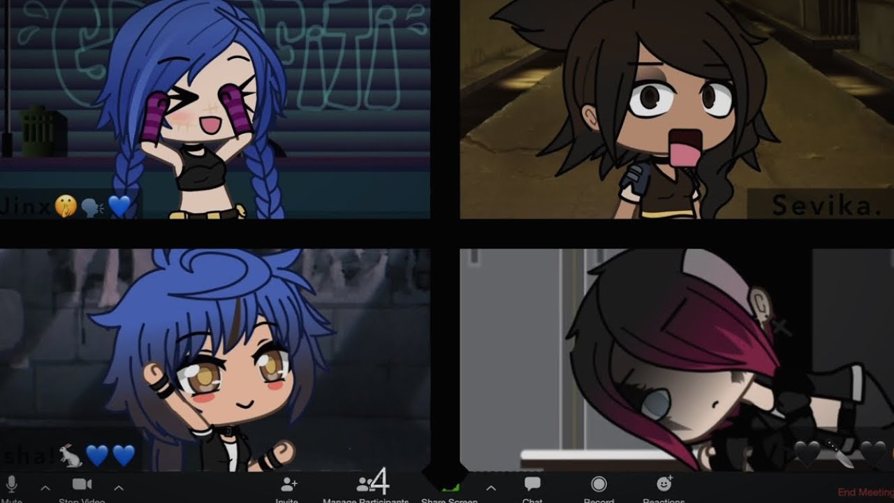 Arcane zoom meeting gone wrong // Gacha life // Arcane S:2 - YouTube