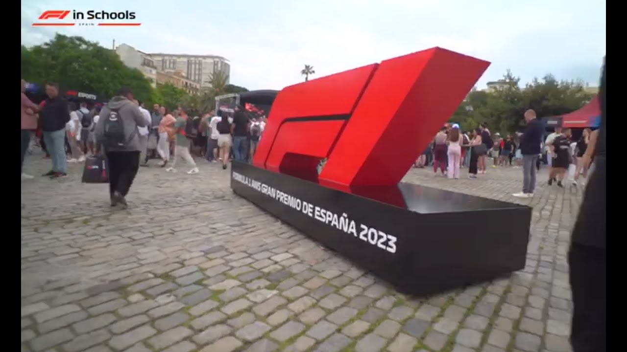 F1 in Schools Spain - F1 Barcelona Fan Village 2023 - YouTube