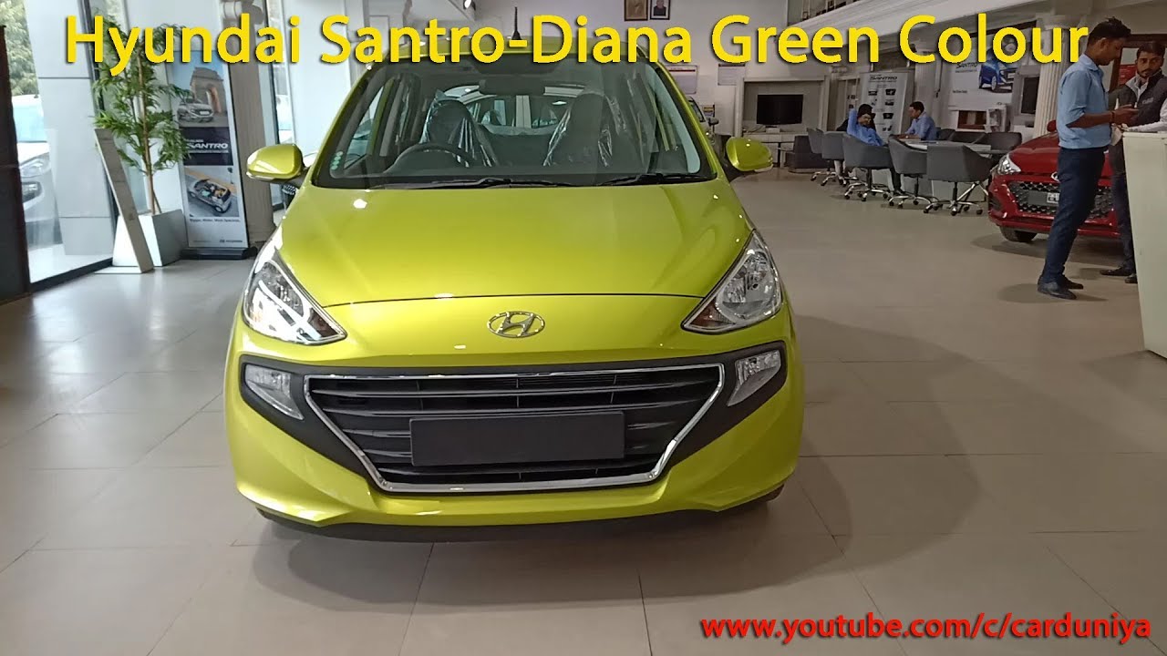 SANTRO-DIANA GREEN-Walkaround-Exterior ! Interiors - YouTube