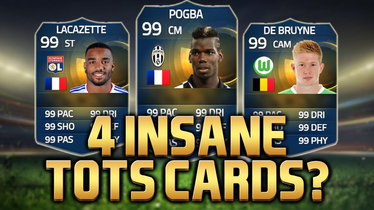 INSANE TEAM OF THE SEASON CARDS? FIFA 15 ULTIMATE TEAM TOTS PREDICTIONS ...
