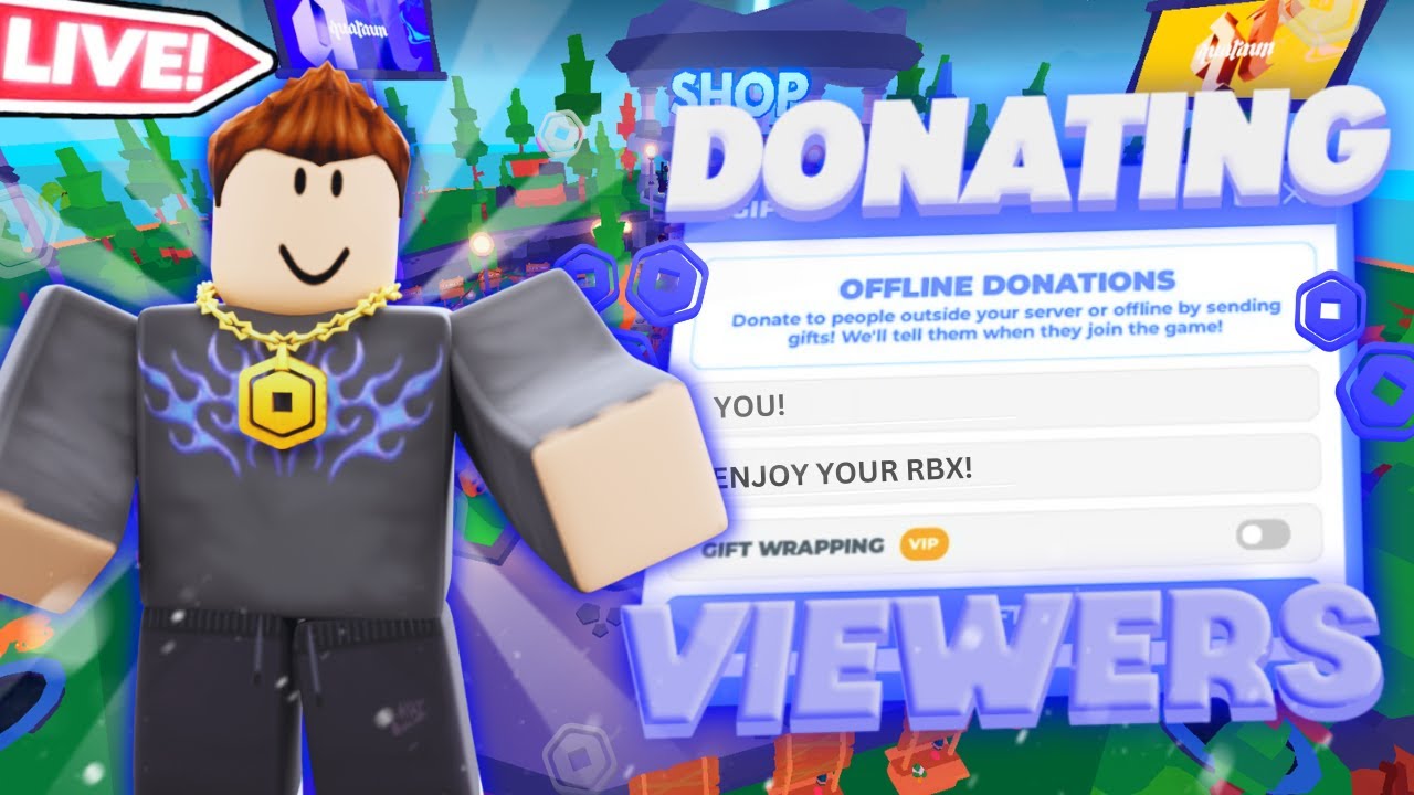 🔴PLS DONATE LIVE🔴💸DONATING ROBUX TO ALL VIEWERS💸(TTS ON) REAL! - YouTube