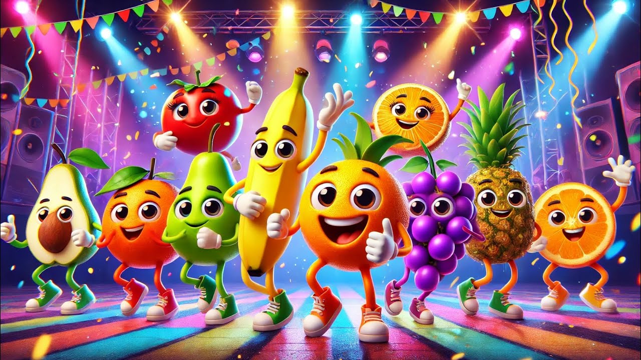 Fruit Animation for Kids | Educational Song - YouTube