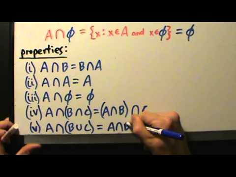 Intermediate Algebra - Set Intersections - Definition, Properties, 3 ...