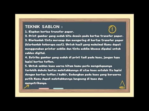 P5-PPRA Kewirausahaan Membuat Sablon Kelas 3B MI Himmatul Ulya Tlasih - YouTube