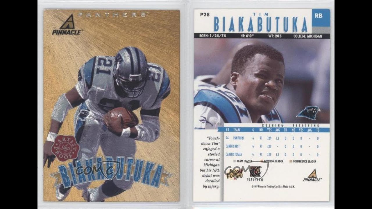 Tim Biakabutuka / Career Highlights!!! / #21 - YouTube