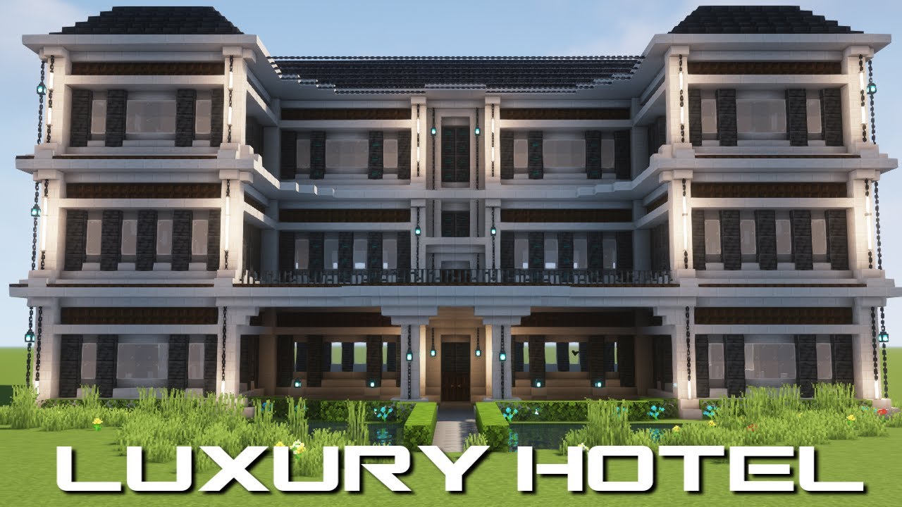 Building A LUXURY HOTEL In Minecraft TUTORIAL EASY YouTube Building A LUXURY HOTEL In Minecraft TUTORIAL EASY YouTube