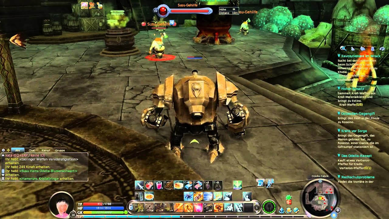 Aion Free To Play MMORPG Let's Play Aion #013 - Haramel Level 16 ...