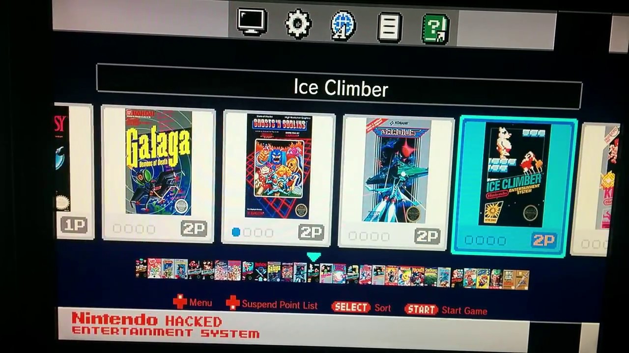 Super Simple PNG hack of the NES Classic Menu screen. - YouTube