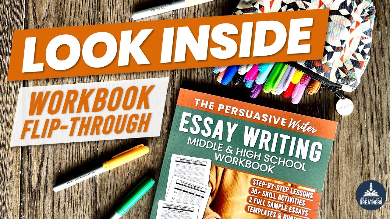 Middle High School Essay Writing Workbook Reviews - YouTube