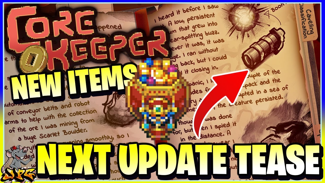 CORE KEEPER Next Update Tease! Seed Bags And Grenades! LUNAR EVENT New ...