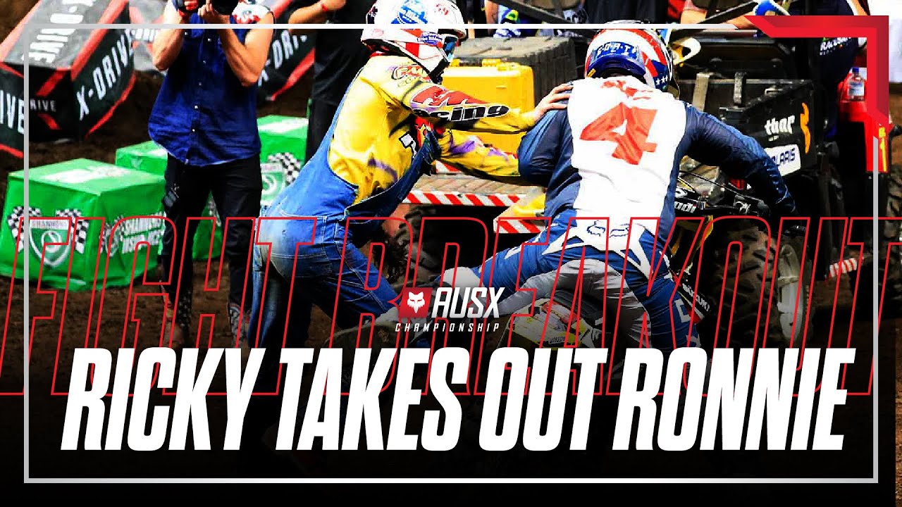 Ricky Carmichael takes out Ronnie Mac! FIGHT BREAKOUT - YouTube