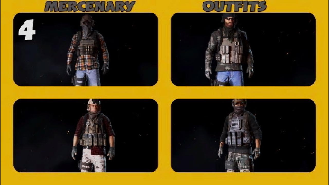 Ghost Recon Wildlands - MERCENARY OUTFITS - YouTube