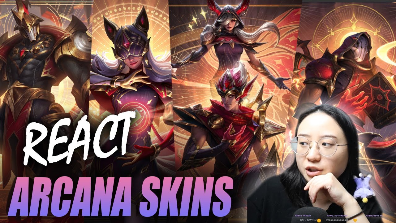 NEW ARCANA Skins REACT: Ahri, Ryze, Xayah, Rakan, Hecarim | League of ...
