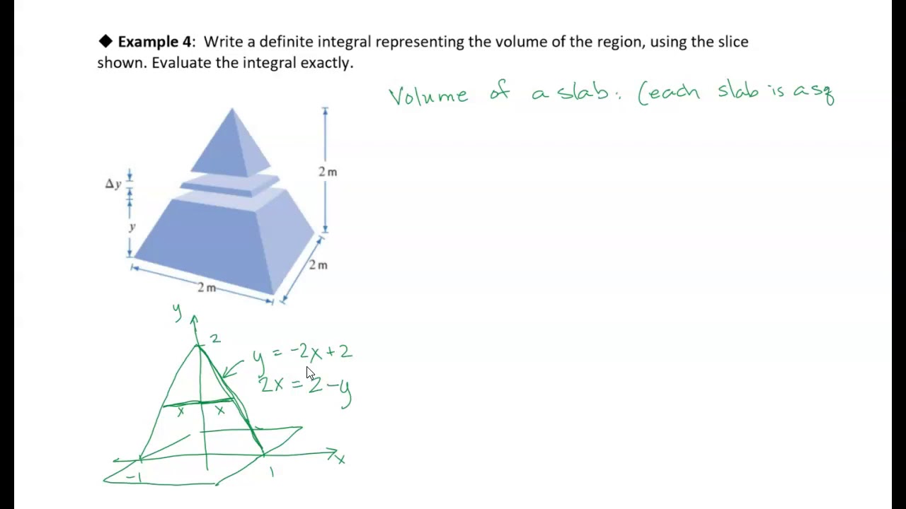 8.1 Areas and Volumes: Example 4 - YouTube