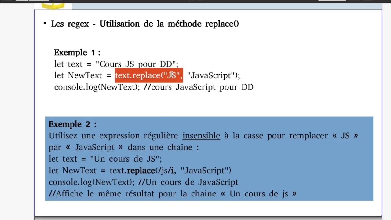 Javascript : Les expressions Régulières (P4) - YouTube