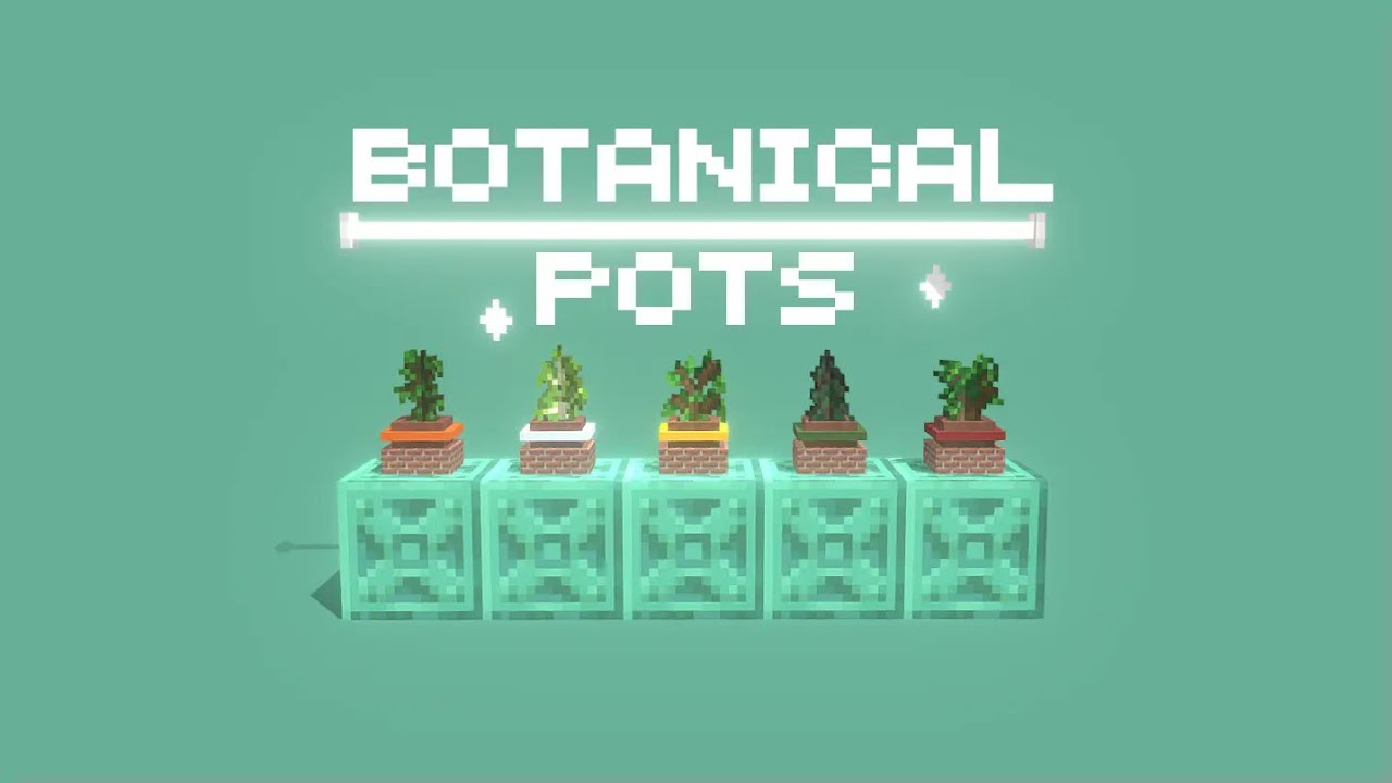 Botanical Pots Datapack - Minecraft 1.21.x Mod Showcase - YouTube
