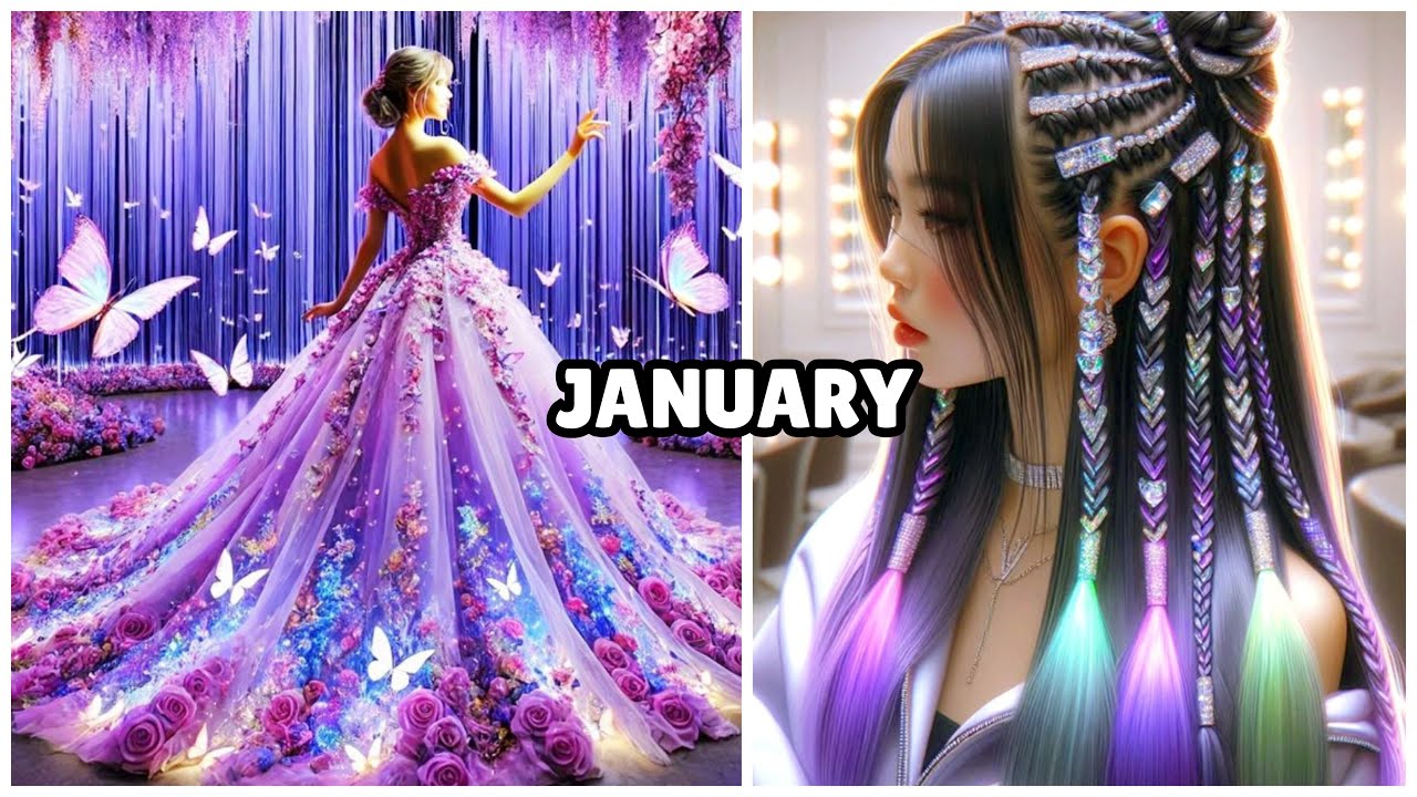 Choose Your Birthday Month And Get Your Dream Dress And Hairstyle👗💇😍 ...