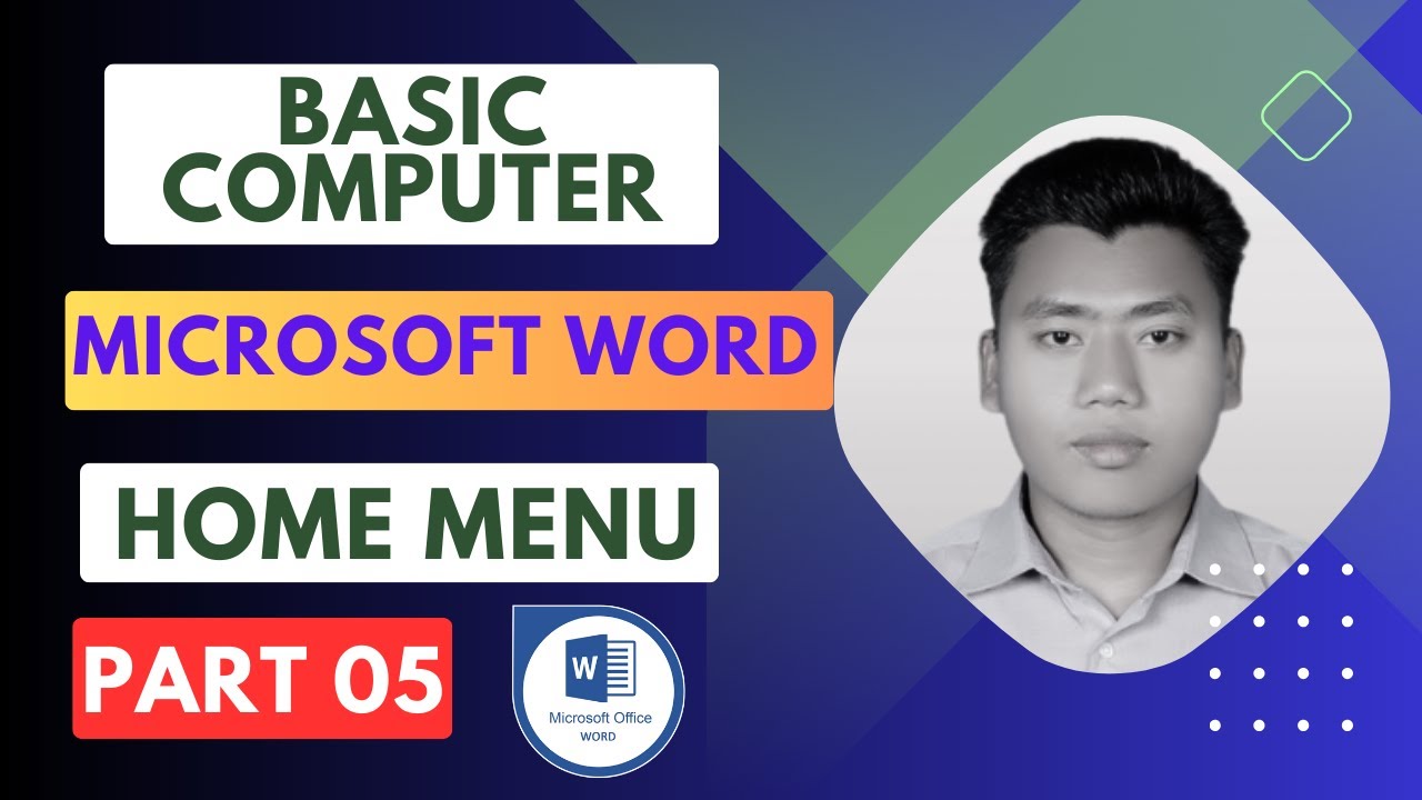 Part 05 || Ms word home menu editing || Agashtin Tech - YouTube