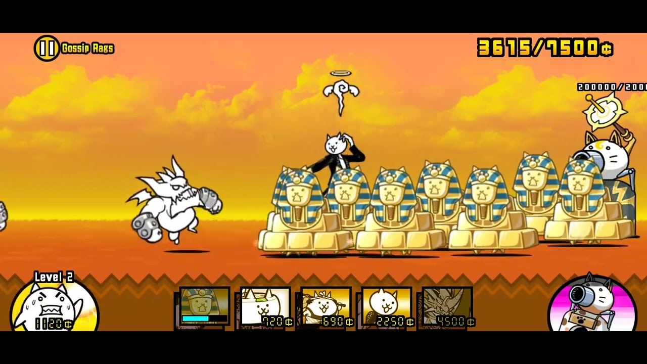 Battle Cats SoL 37-2 Gossip Rags [4 Star] - Walk of Fame Stage 2 - YouTube