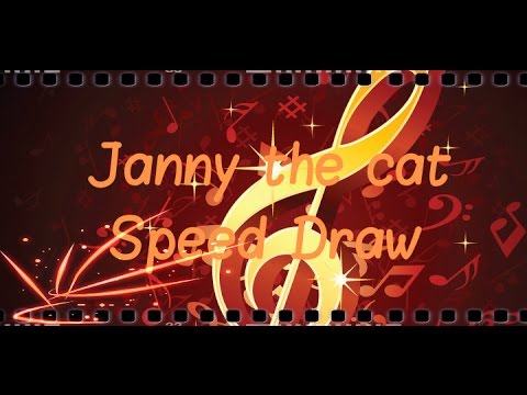 ~Janny the cat~ Speed Draw - YouTube