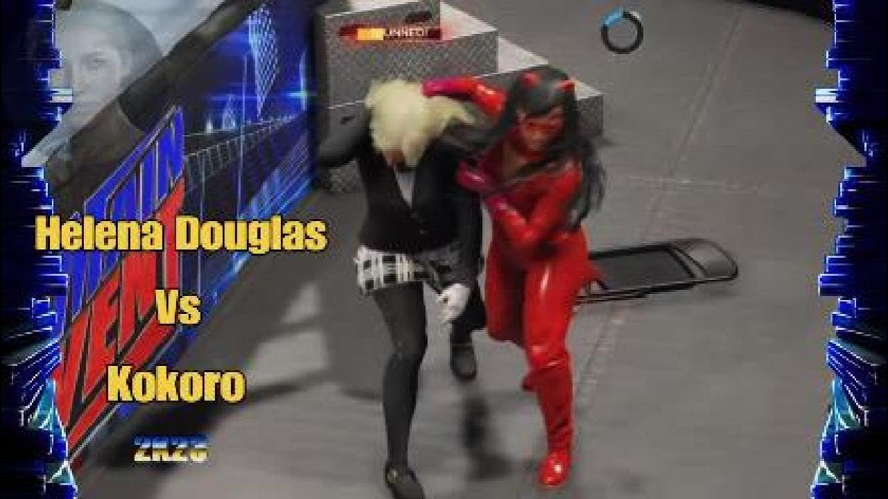 WWE 2K23 Helena Douglas (Kasumi Yoshizawa) Vs Kokoro (Anne Takamaki ...