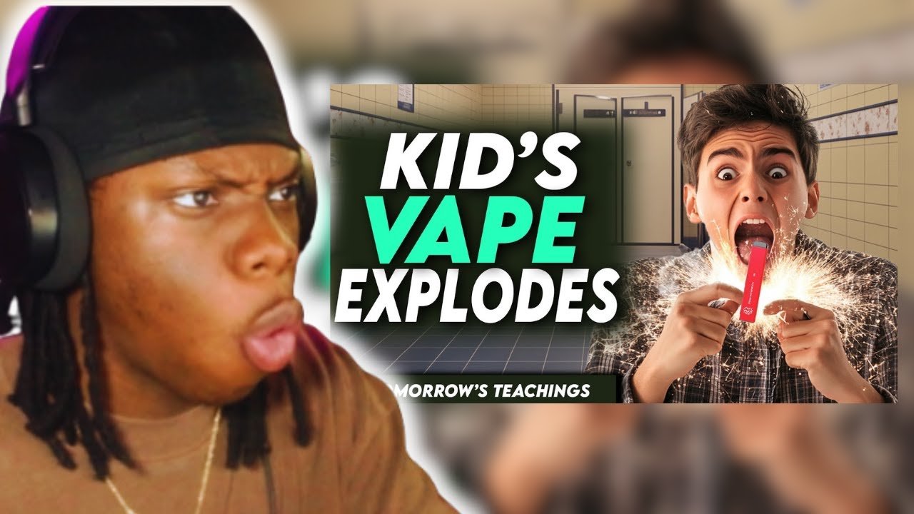KID EXPLODES AFTER USING A VAPE ?? - YouTube